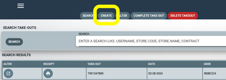 Removing Unsold Inventory - Take-Out